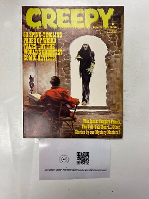 Creepy # 3 VF Warren Comic Book Magazine 1965 Frazetta Cover Monster 5 ...