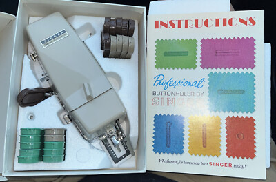 Singer Professional Buttonholer For Slant Needle Zig Zag Sewing ...