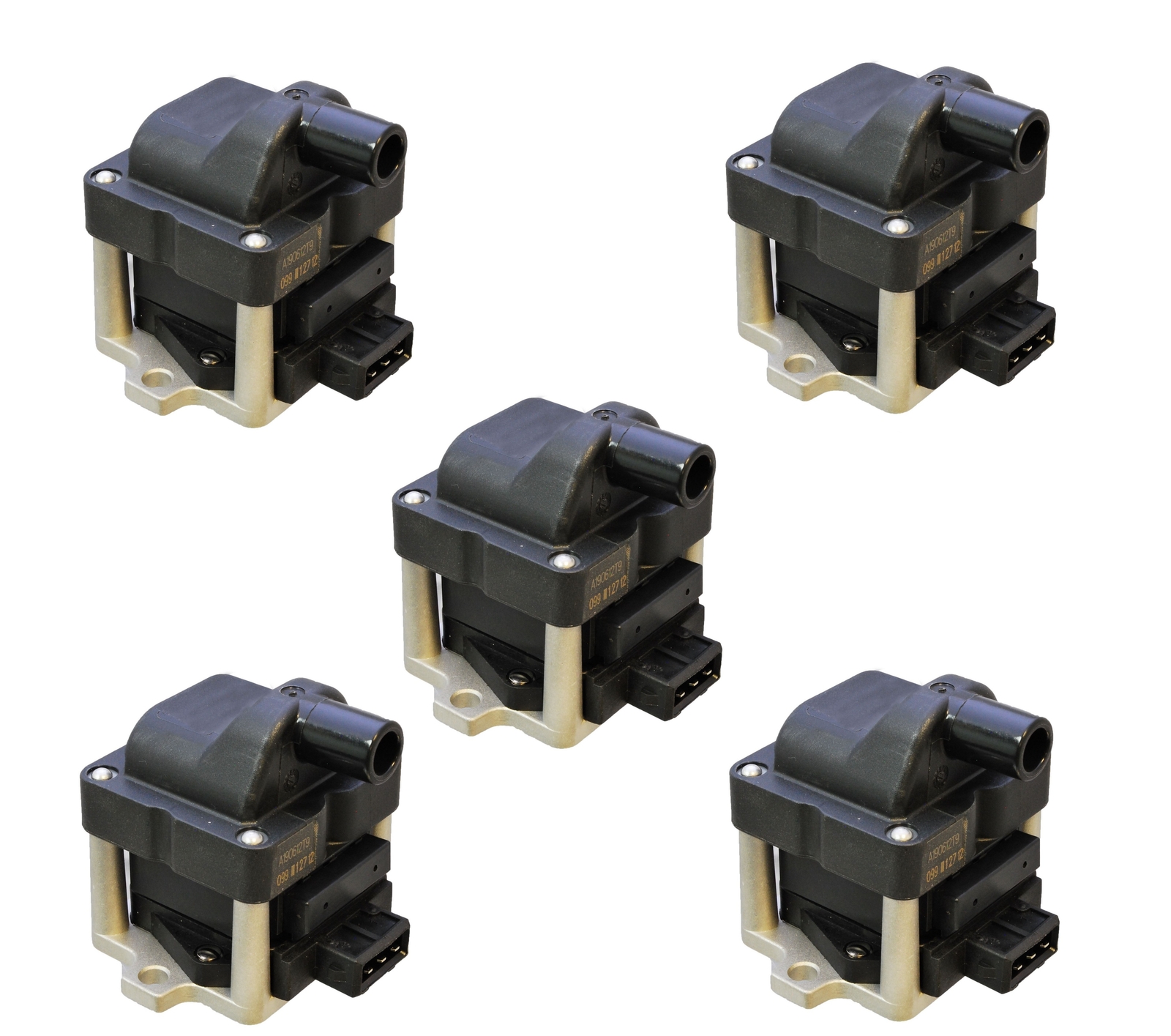 Set of 5 Denso Direct Ignition Coils for VW Cabrio Cabriolet Eurovan ...