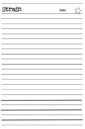 Strain Diary Log 420 Journal (108 Total Pages 100 Log Entries) | eBay