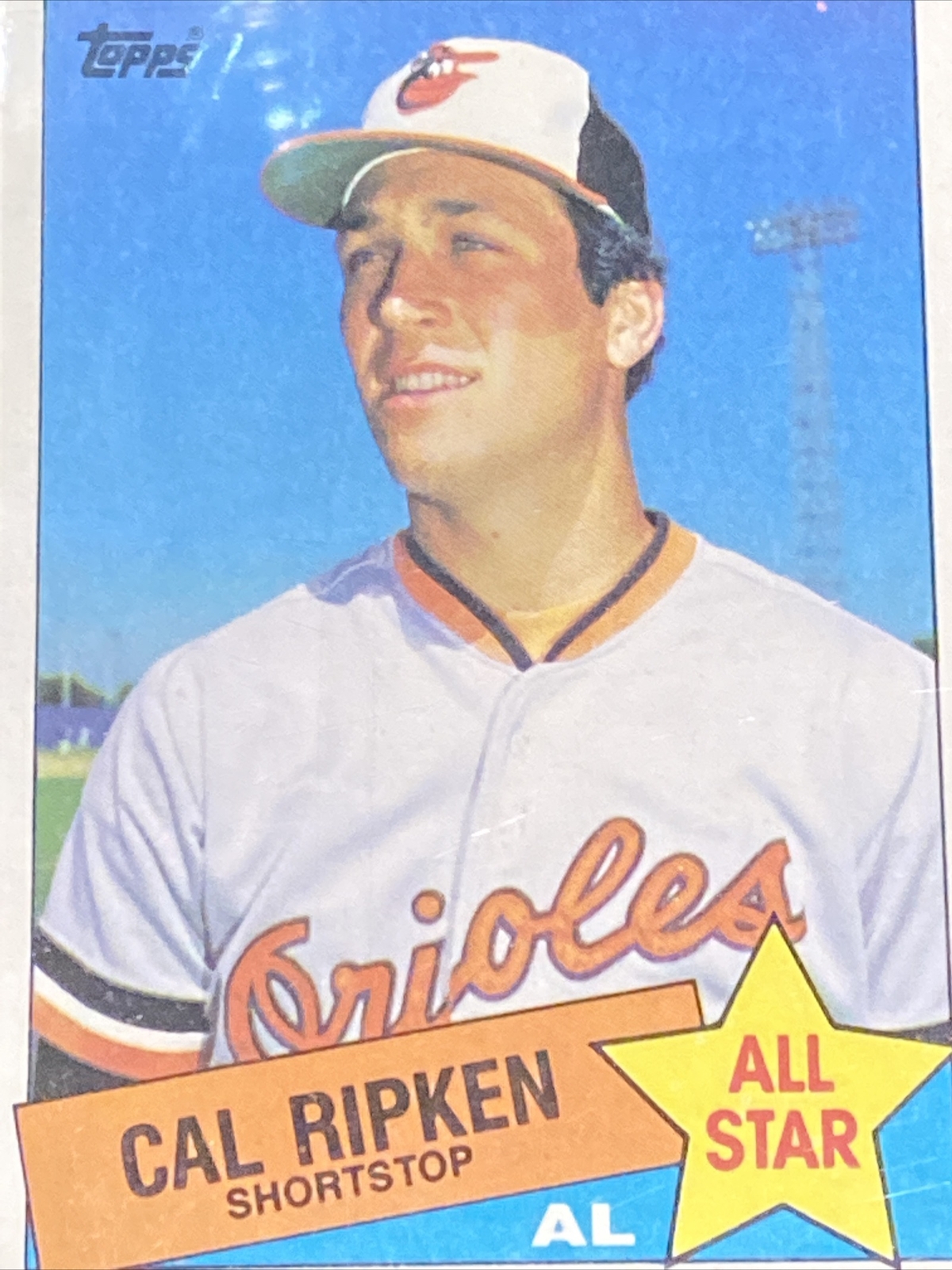 1985 Topps #704 Cal Ripken All-Star NM-MT Set Break Orioles Baseball ...