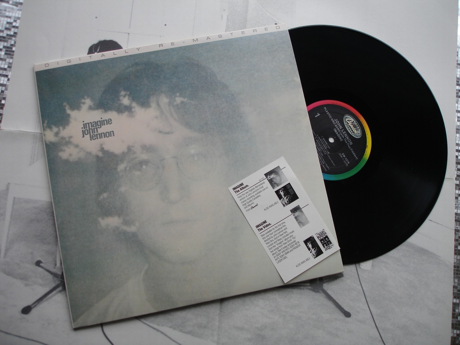 John Lennon ~ Imagine ~ Vintage Remastered LP Capitol SW 3379 q2 | eBay