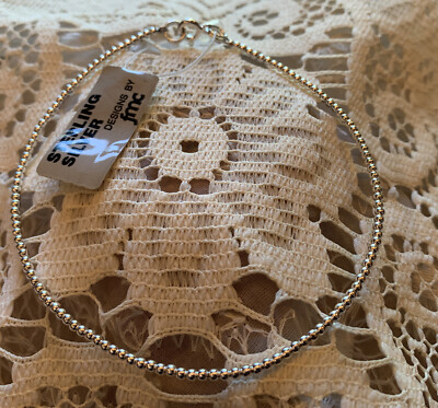 Sterling Silver Bead Anklet designs by fmc | eBay