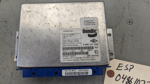 ESP 0 486 107 206 Bendix ABS Brake Control Module K040157 Used 10R ...
