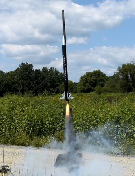 Bad Boy Rocketry Trucker Girl Model Flying Rocket Kit 42" tall, 2.2 ...