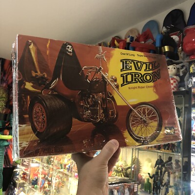 Vtg Revell Unused Evil Iron Knight Rider Chopper Trike 1/8 Model Kit ...