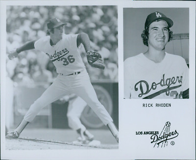 Rick Rhoden Los Angeles Dodgers MLB Unsigned 8x10 Glossy Promo Photo A ...