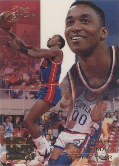1994 Flair USA Basketball - Rookie Year Isiah Thomas #101 for sale ...