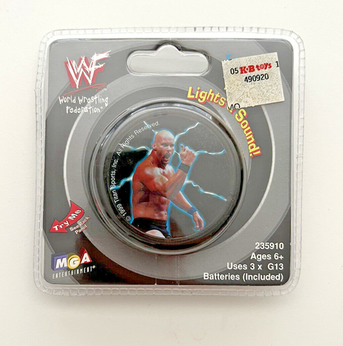 Vintage WWE WWF Wrestling LIGHTS AND SOUND YOYO Stone Cold Steve Austin ...