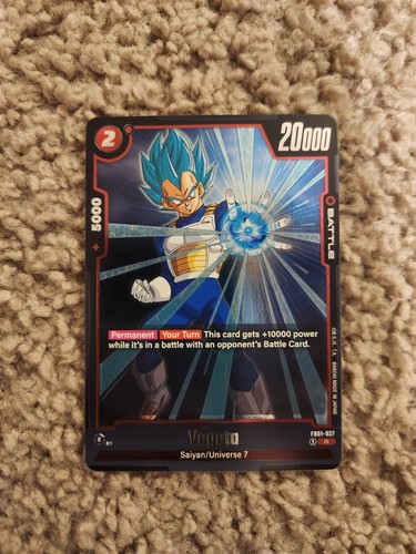 DBS Fusion World - Vegeta, Saiyan - FB01-027 Awakened Pulse - Holo/Foil NM | eBay