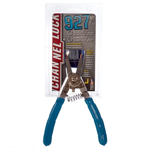 Channellock 927 Retaining Ring 8" Circlip 10 In 1 Internal & External ...