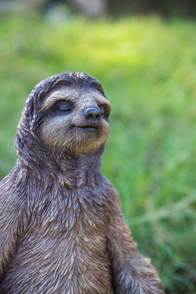 Sloth Meditation Garden Statue, Garden Decoration, Home Decoration | eBay