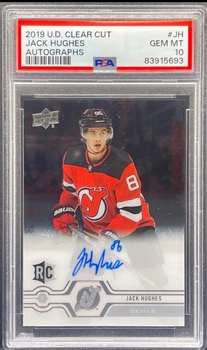 2019-20 Upper Deck Clear Cut - Rookies Jack Hughes #CC-JH (AU, RC) for ...