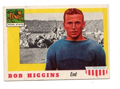 1955 ALL AMERICAN # 33 BOB HIGGINS END PENN STATE | eBay
