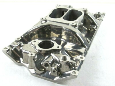 1996+ Small Block Chevy 327 350 383 Vortec Intake Manifold Polished ...