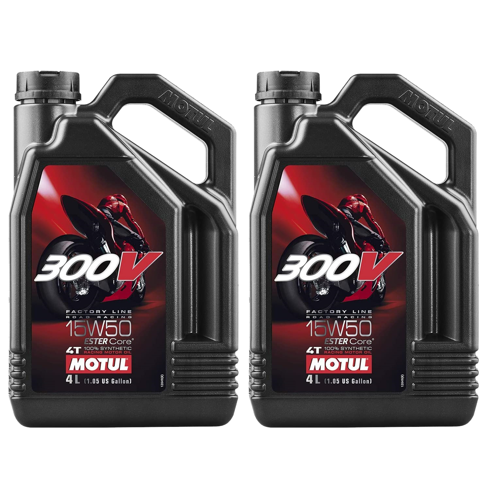Motul 300V 4T FL ROAD RACING 15W50 100% synthetic 8L Engine Motor Oil 2 ...
