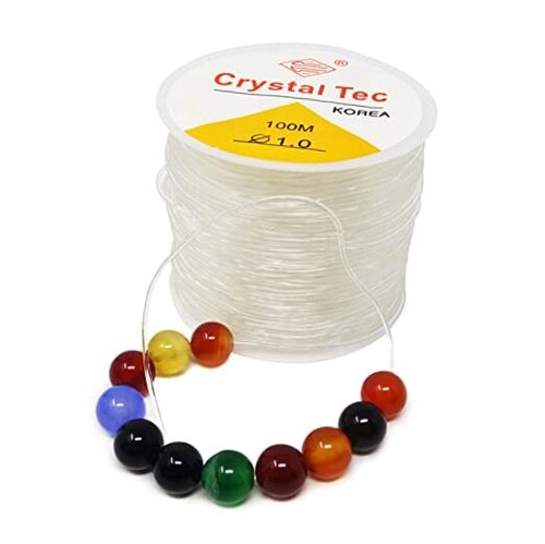 Jewelry Making String Clear Elastic Beading Threads Elastic Stretch 1mm ...