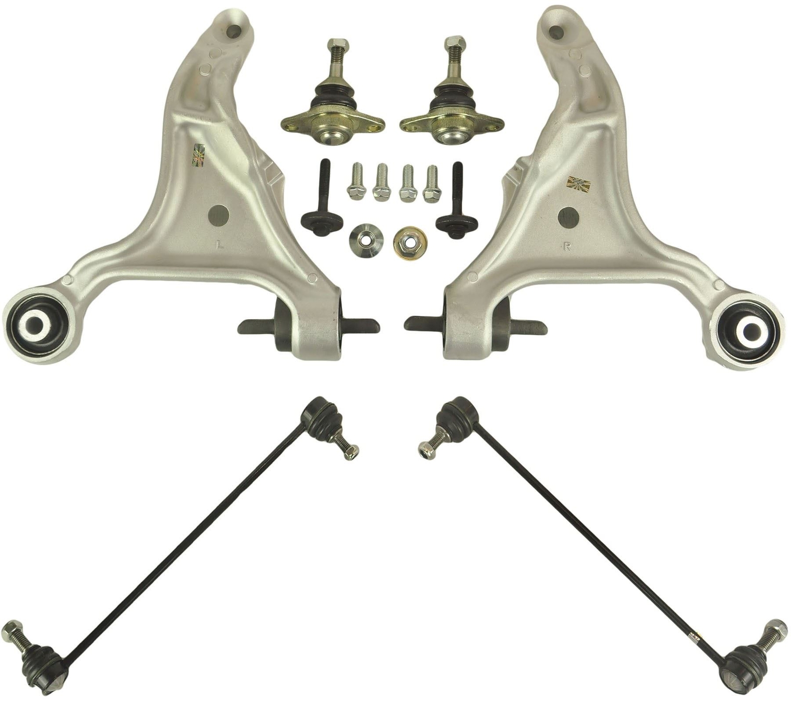 FRONT SUSPENSION LOWER CONTROL ARMS KIT FOR VOLVO S60 S80 MK1 V70 MK2 ...