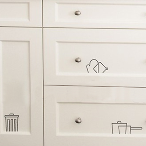 Kitchen Utensil Cupboard Decals Stickers Labels | eBay