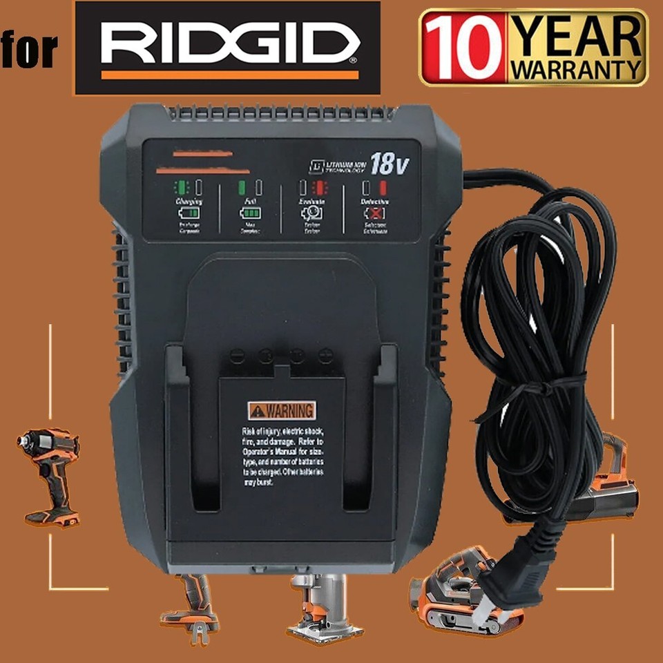 8.0AH Lithium-ion Battery For Ridgid 18V R840087 R840085 Rigid 18V Tool ...