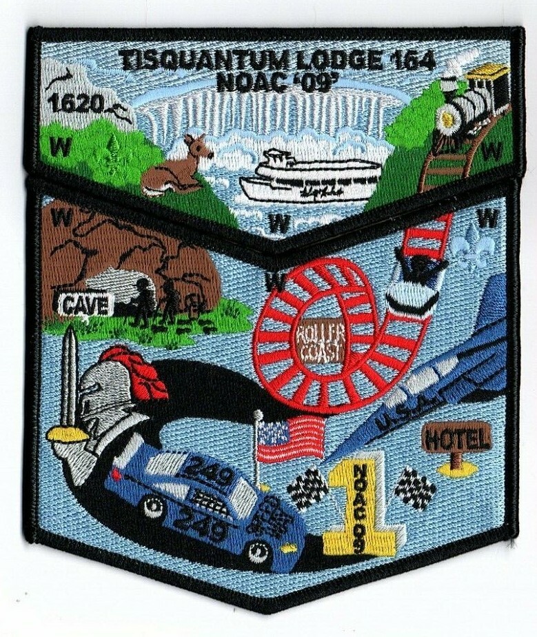Boy Scout OA 164 Tisquantum Lodge 2009 NOAC Black Border Set | eBay