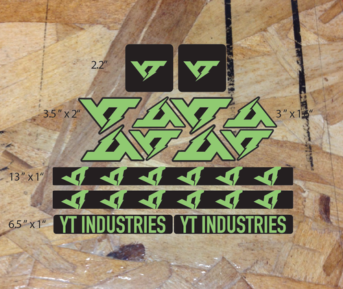 YT Industries Vinyl Custom Decals Stickers Bike Frame Kit Replacement ...
