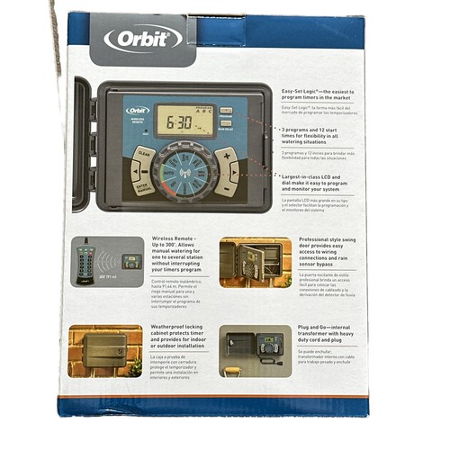 Orbit Underground 28568 Indoor & Outdoor Swing Door Timer - Gray for ...