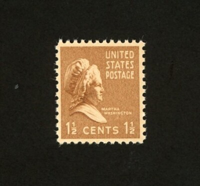 Martha Washington 1 1/2 Cent Stamp 1789-1797 Very Rare Vintage ...