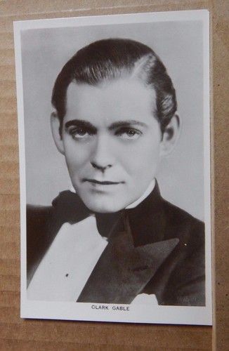 Vintage film star postcard / lobby card Actor Clark Gable original card ...