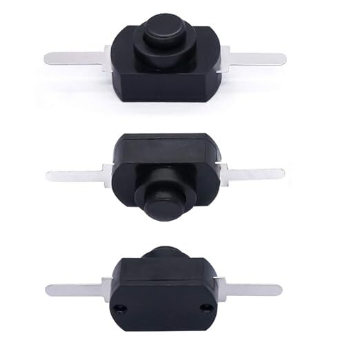 30 PCS Latching Mini Push Button Switch DC 30V 1A ON/OFF Torch ...