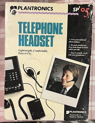 Plantronics Communication System Headset & Base Unit /SP05 -VGC | eBay