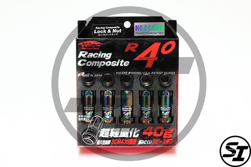 PROJECT KICS R40 12X1.5 16+4 PCS NEO CHROME LUG NUTS WITH LOCKS LOCK ...