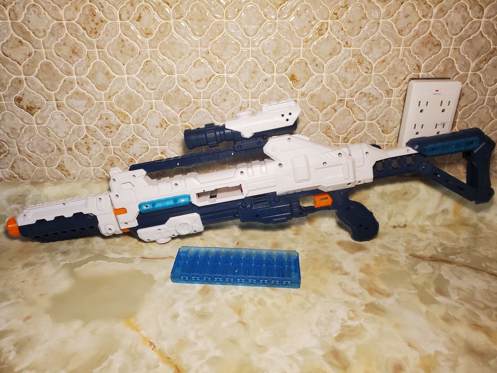 Zuru XSHOT- Sniper Rifle w/ Scope, 10 shot Mag, Pump Action. 32" ~ Hard ...