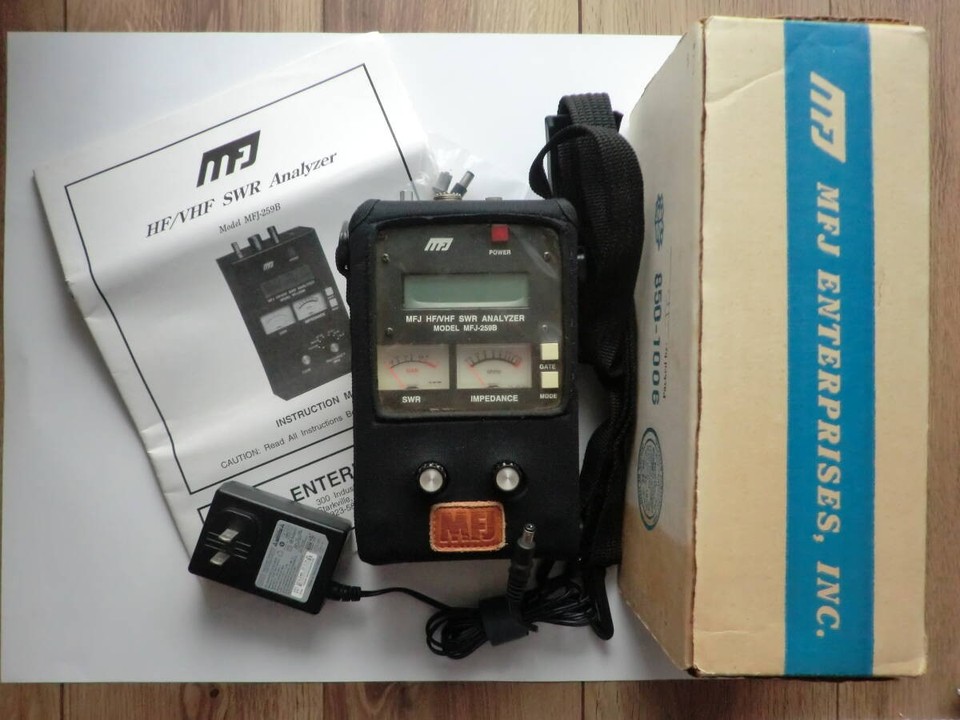MFJ 259B SWR Analyzer HF VHF Antenna Tester Ham Radio Equipment E658 ...