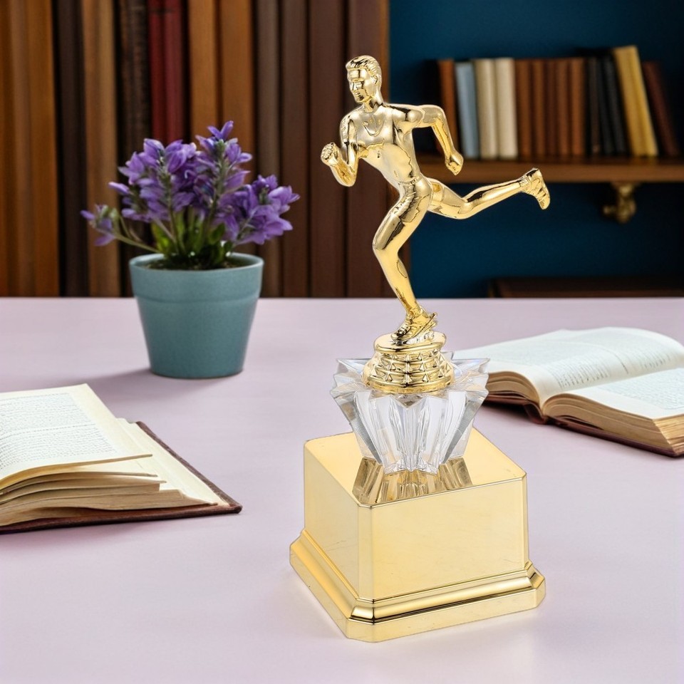 Running Trophy Ceremony Competition Golden Award | eBay Australia