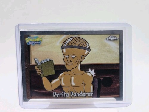 2025 Topps Chrome SpongeBob Base #139 Pyrite Ponderer | eBay