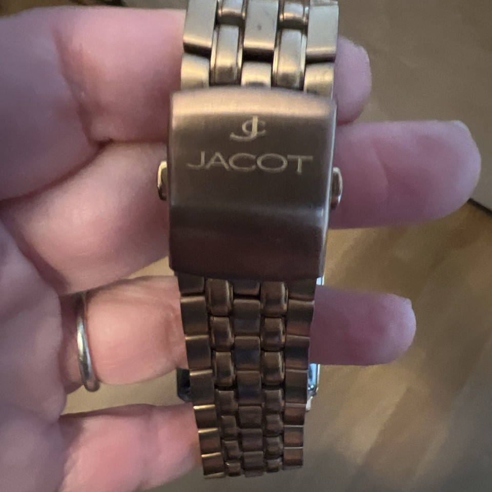Jacot Men’s Luxury Watch Automatic Self Winding Goldtone | eBay