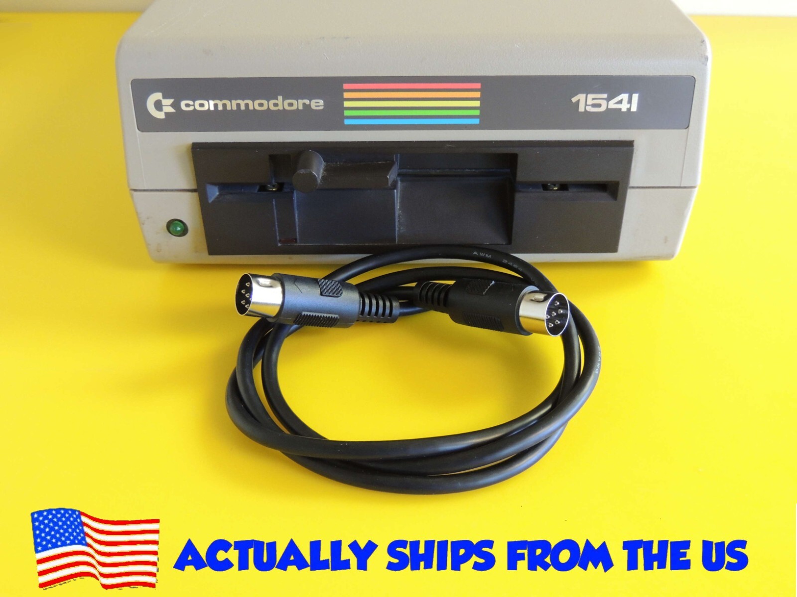 Commodore 64 C64 C-64 Disk Drive Serial Cable for 1541 1571 1581 3 Feet ...