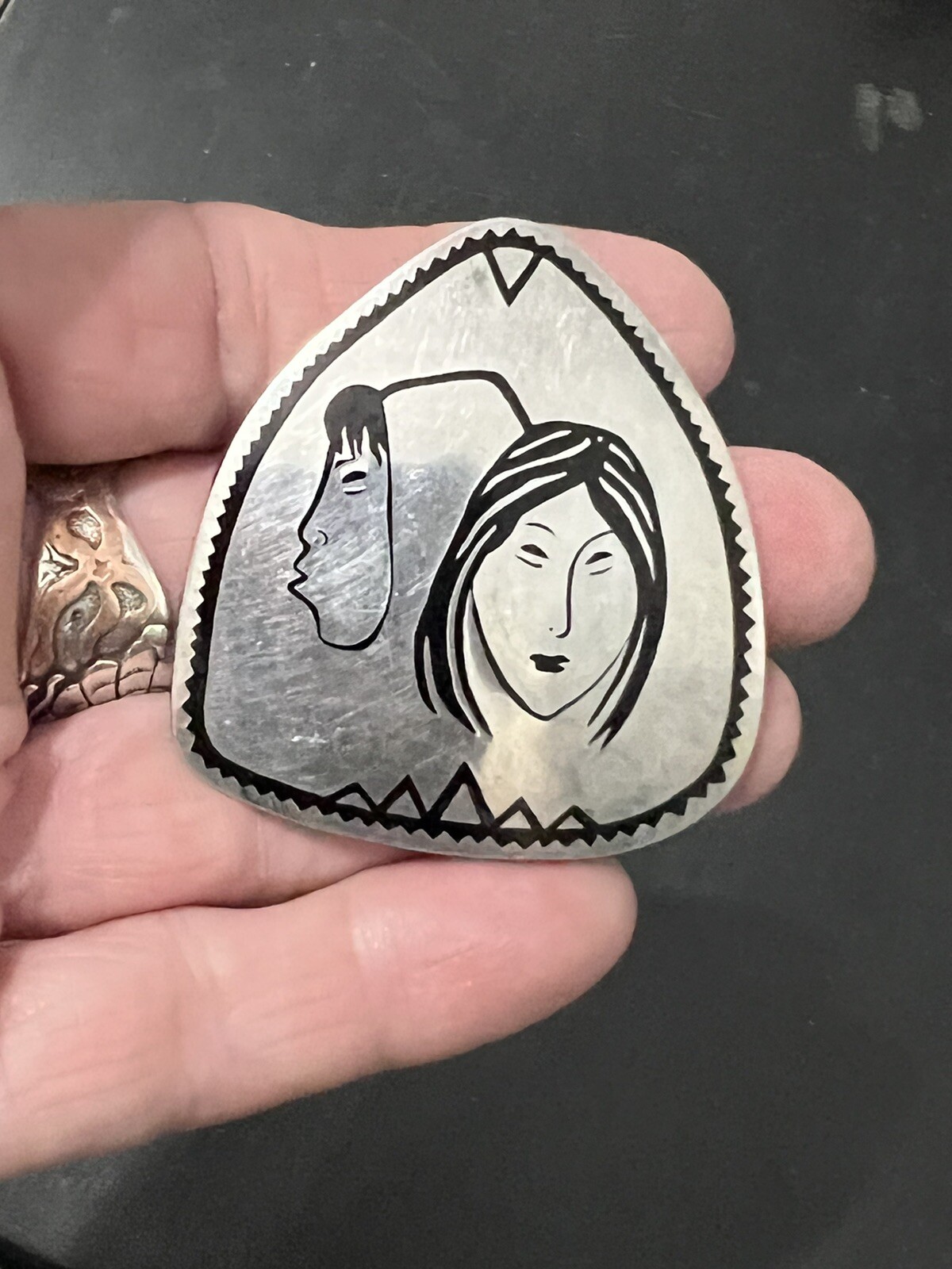 Vintage Jens Tage Hansen of Denmark Sterling Silver Modernist Pin ...