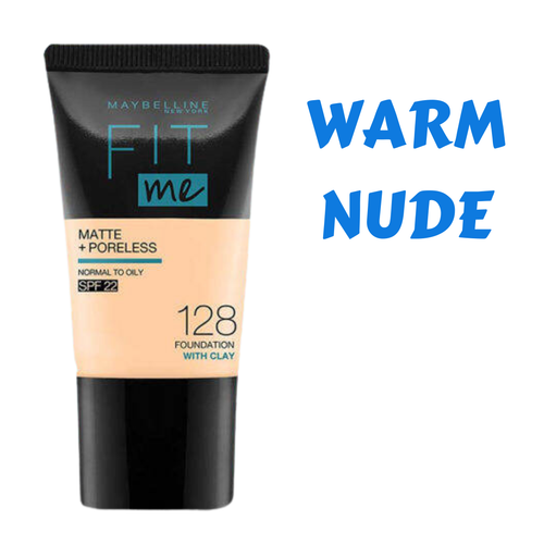 Maybelline Fit Me Foundation, Matte & Poreless, SPF 22, 18ml - Choose ...