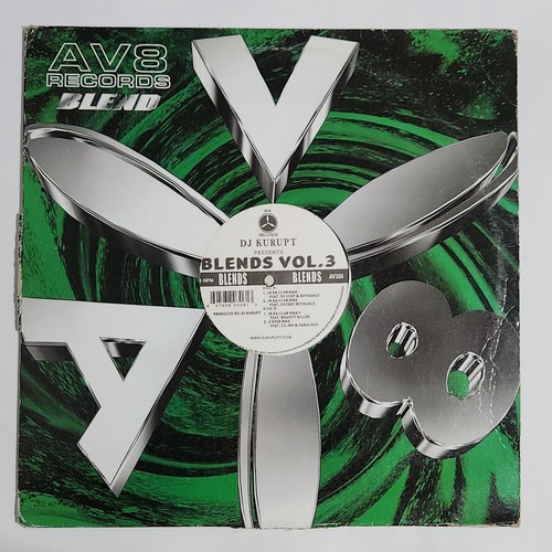 DJ KURUPT - 'Blends VOL.3' 12" Vinyl Single Record AV8 RECORDS | eBay