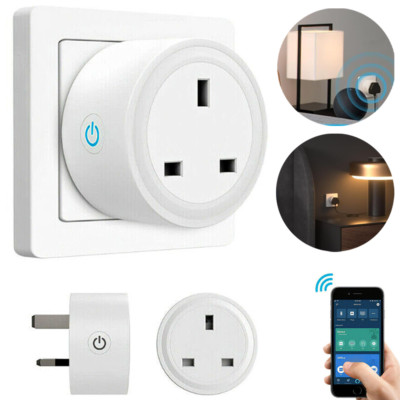 1/4 Wifi Smart Life Plug Sockets Power Socket For Amazon Alexa Google ...