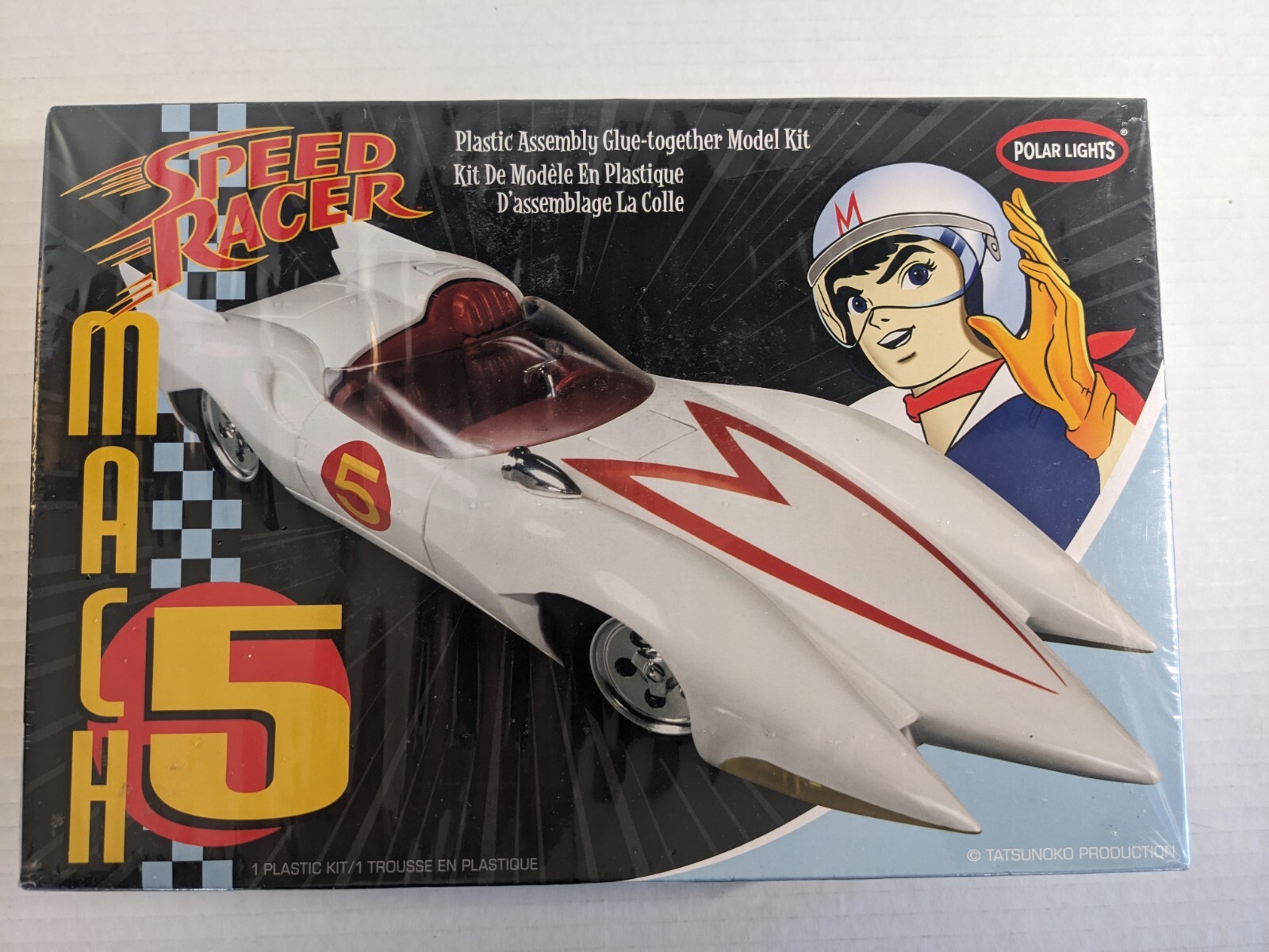 Polar Lights SPEED RACER MACH 5 CAR 1/25 SCALE Model Kit Pol990m/12 NIB ...