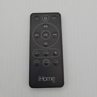 iHOME Rz6 Alarm Clock Radio iPod Dock Music Station OEM Remote Control ...