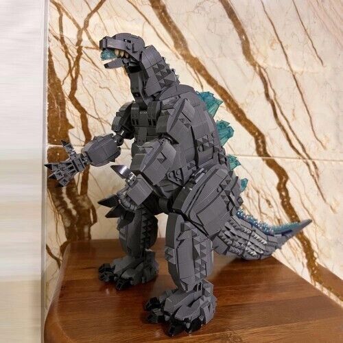 Godzilla Building Blocks Bricks MOC Set Ideas Dinosaur Monster Model ...