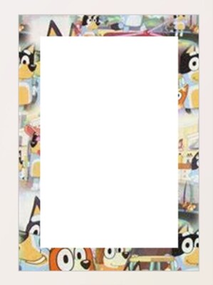 10 Sheets 5 Envelopes A4 UNLINED Letter Set: bluey parents on white ...