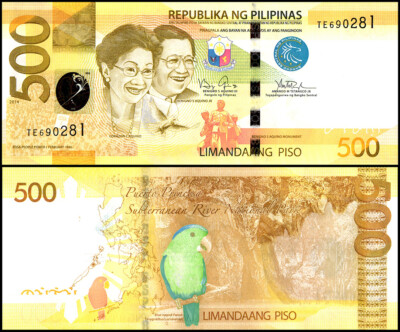 Philippines 500 Pesos, 2014, P-210a.4, UNC | eBay