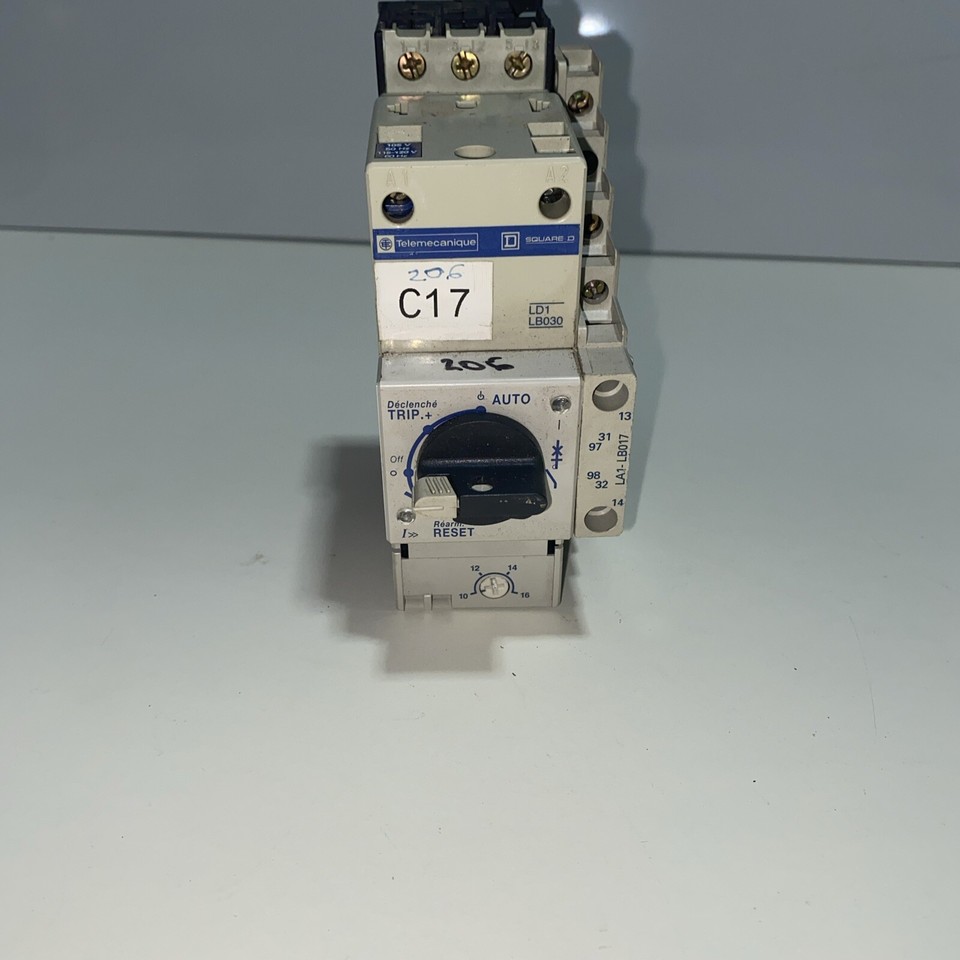 Telemecanique LD1-LB030 Integral 18 LA1-LB017 Motor Starter ...