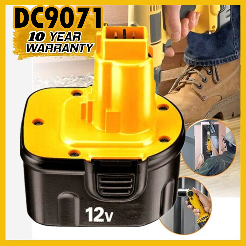 Pack Replacement for Dewalt 12v Ni-MH Battery DW9071 DW9072 DC9071 ...