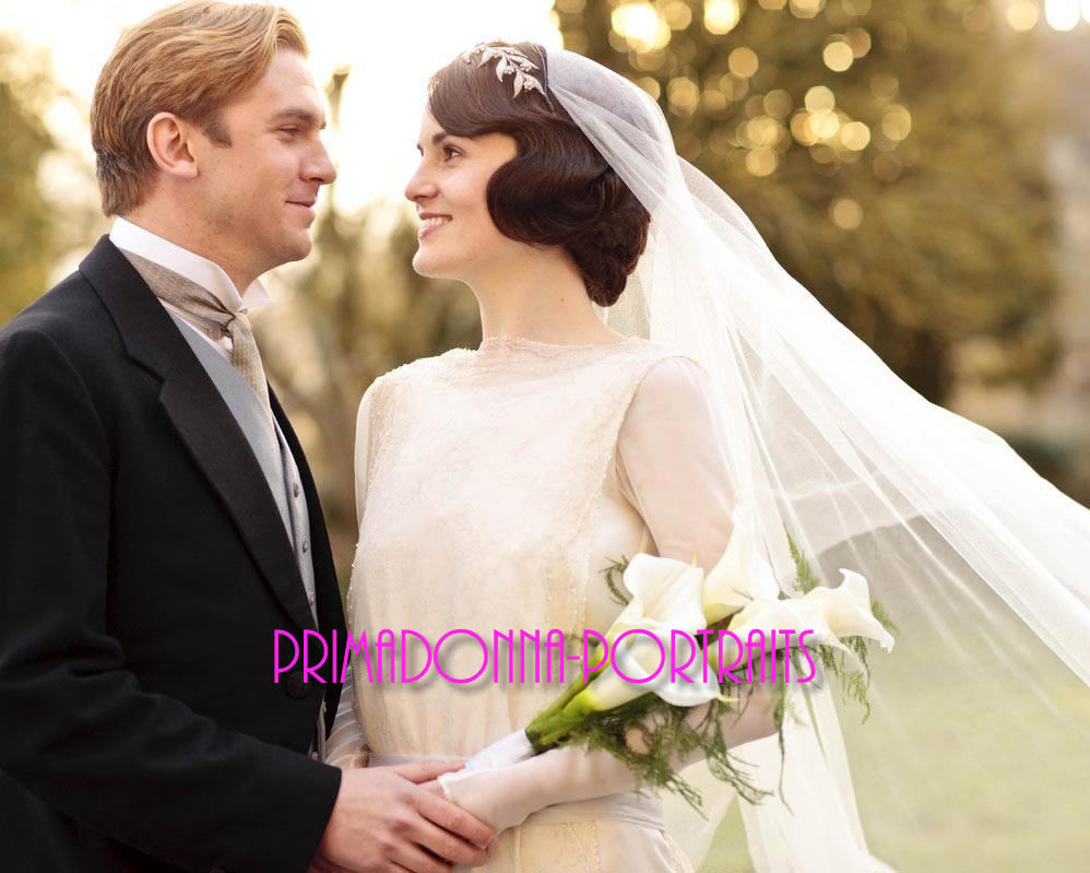 Dan Stevens And Michelle Dockery Downton Abbey